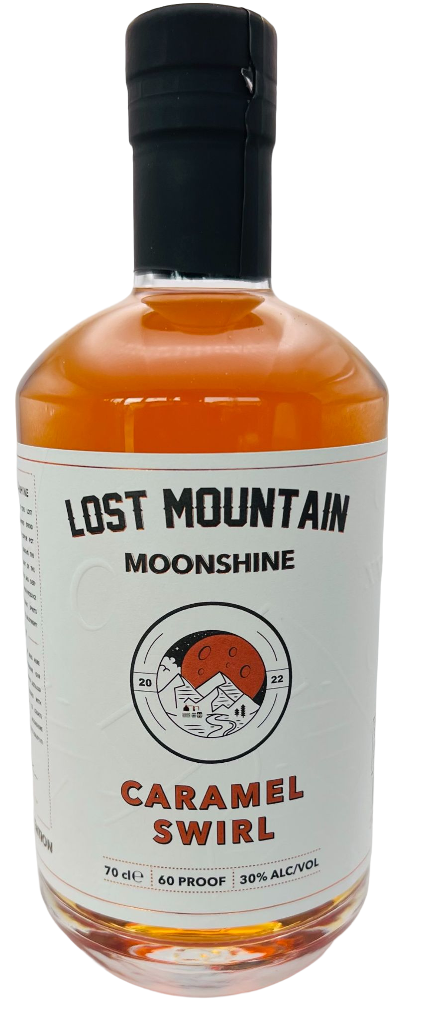Lost Mountain Caramel Swirl Moonshine – Black Bridge Distillery ...