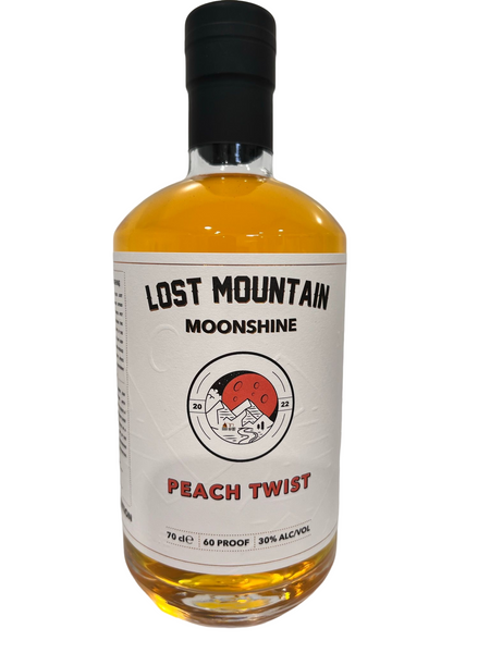 Lost Mountain Peach Twist Moonshine – Black Bridge Distillery | Premium ...