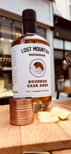 Lost Mountain Bourbon Barrel Aged Moonshine | 100 PROOF – Black Bridge ...